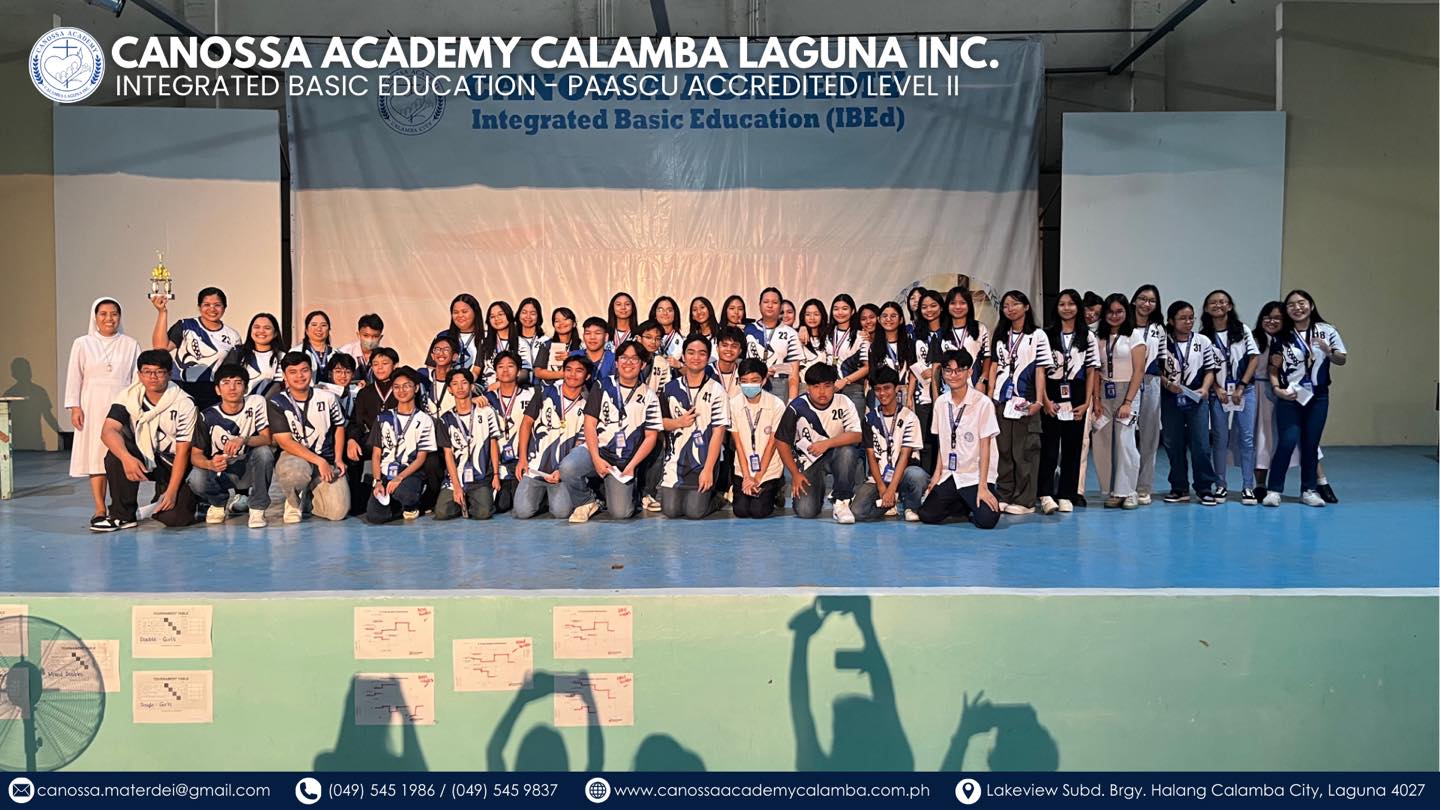 INTRAMURALS 2K24 JHS & SHS – Canossa Academy Calamba