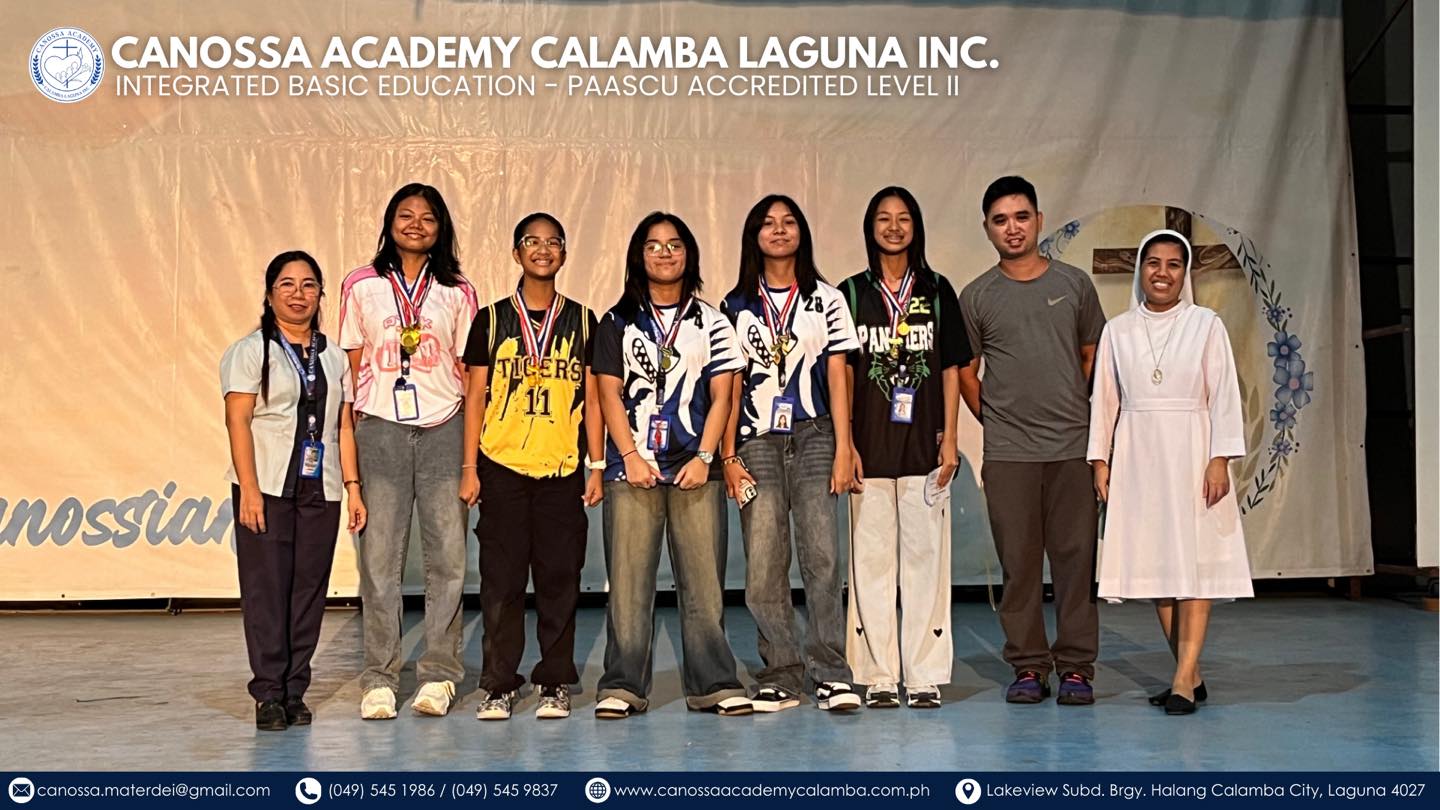INTRAMURALS 2K24 JHS & SHS – Canossa Academy Calamba