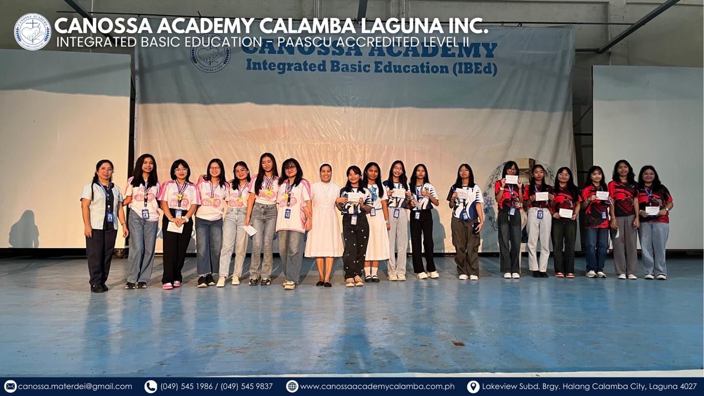 INTRAMURALS 2K24 JHS & SHS – Canossa Academy Calamba